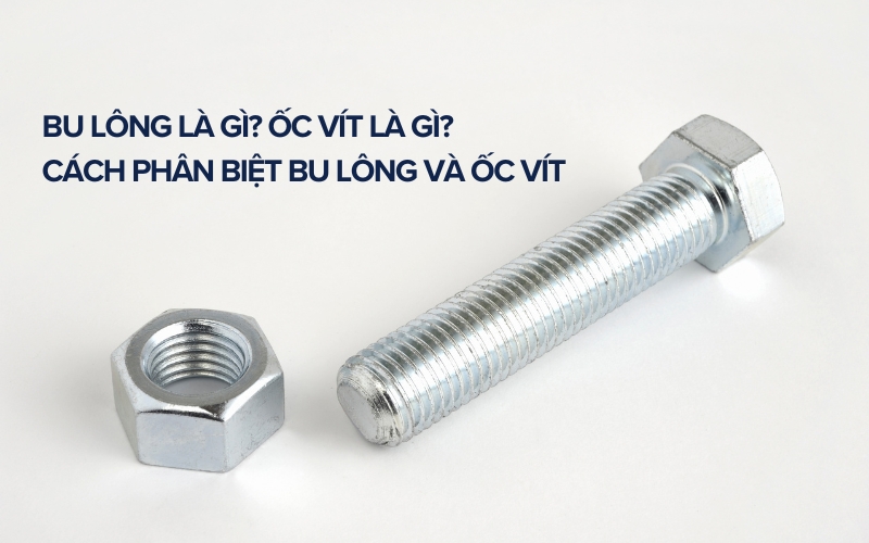 Bu Lông Là Gì? Ốc Vít Là Gì? Sự Khác Biệt Giữa Bu Lông Và Ốc Vít
